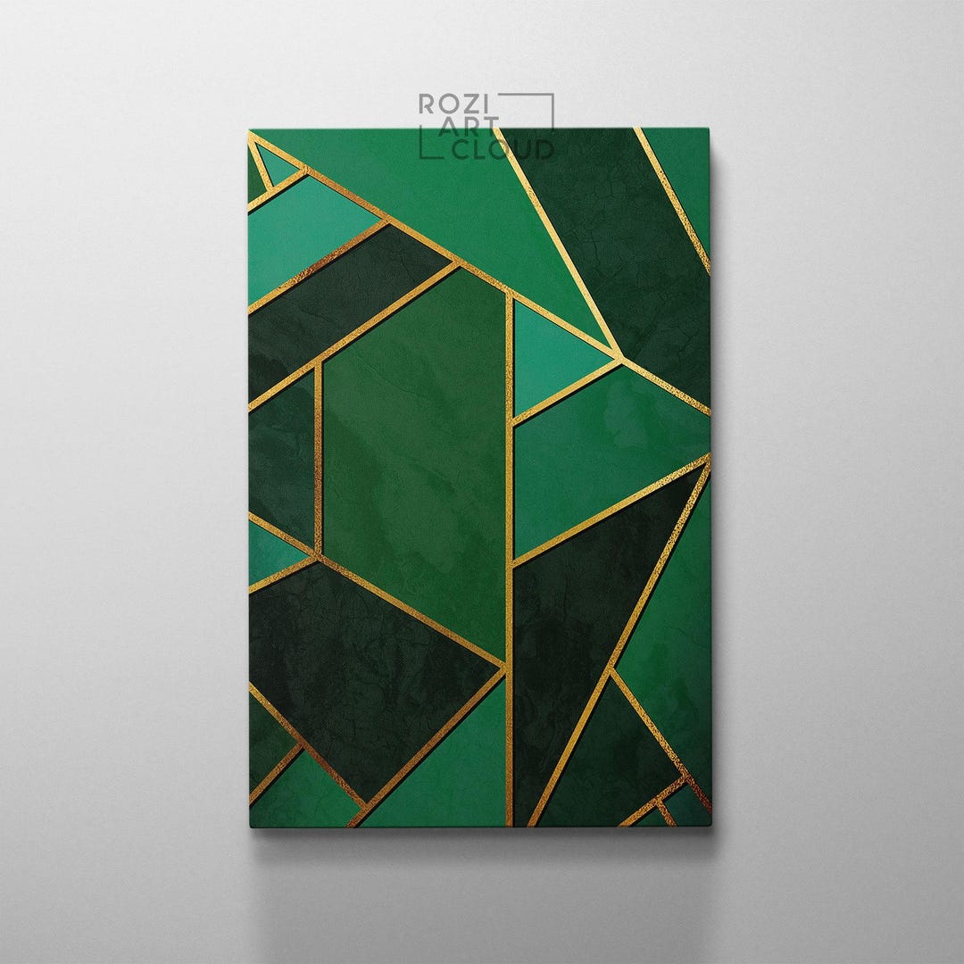 Abstract Geometric Modern Art Poster, Abstract Minimalist Wall Art ...