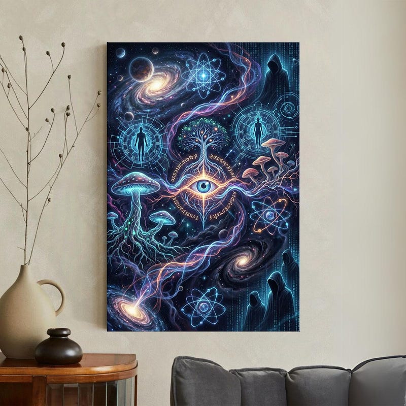 Psychedelic Eye Wall Art - Etsy