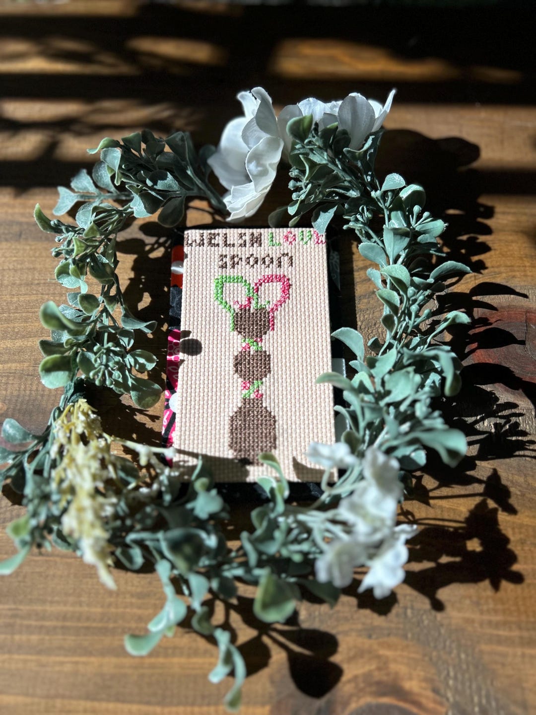 Welsh Love Spoon Cross Stitch Pattern PDF - Etsy