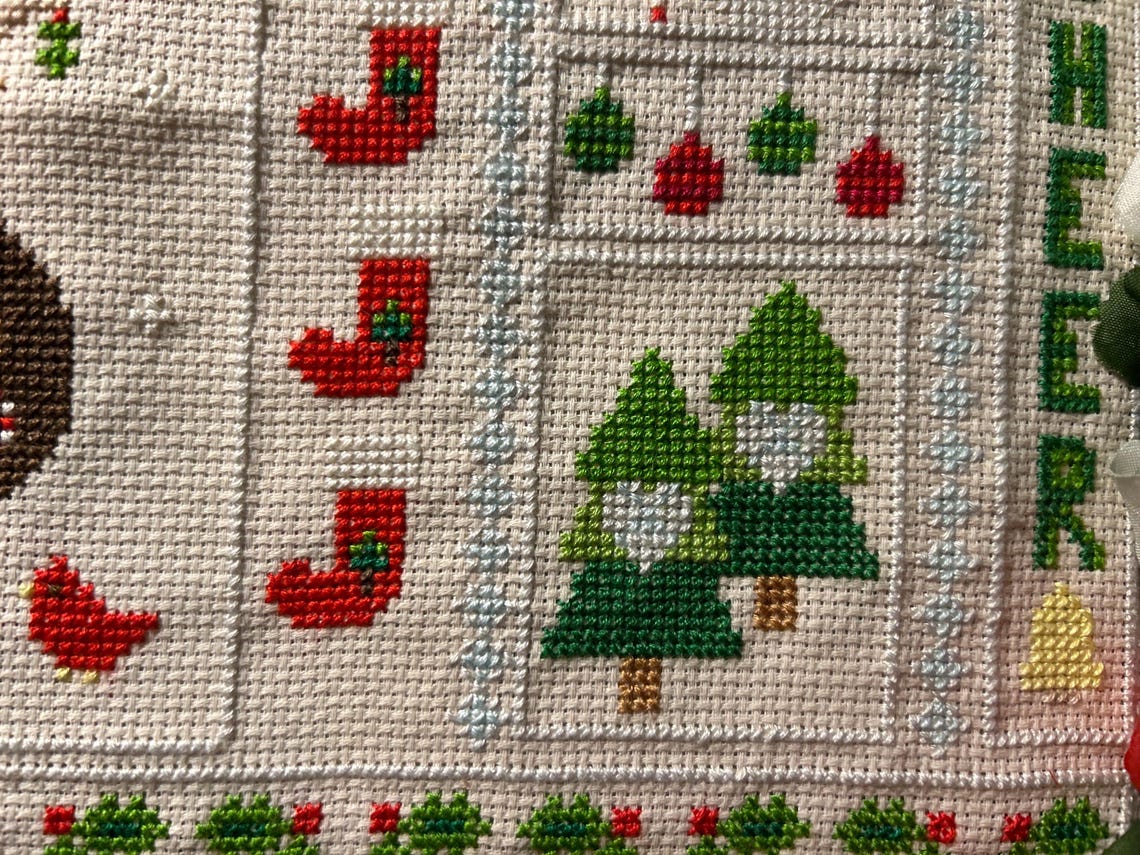 Christmas Sampler, Cross Stitch PDF - Etsy