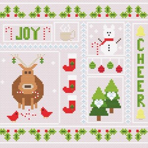 Christmas Sampler, Cross Stitch PDF - Etsy