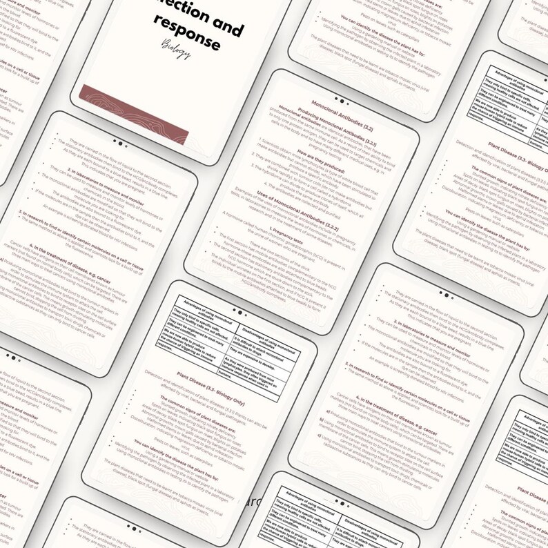 GCSE Biology Notes Year 10 | Infection and Response Part 2 | Revision ...