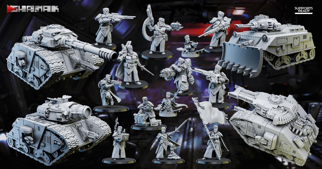 Ghamak Post-apocalyptic Army Pack Soldiers, Weapons, Tanks ...