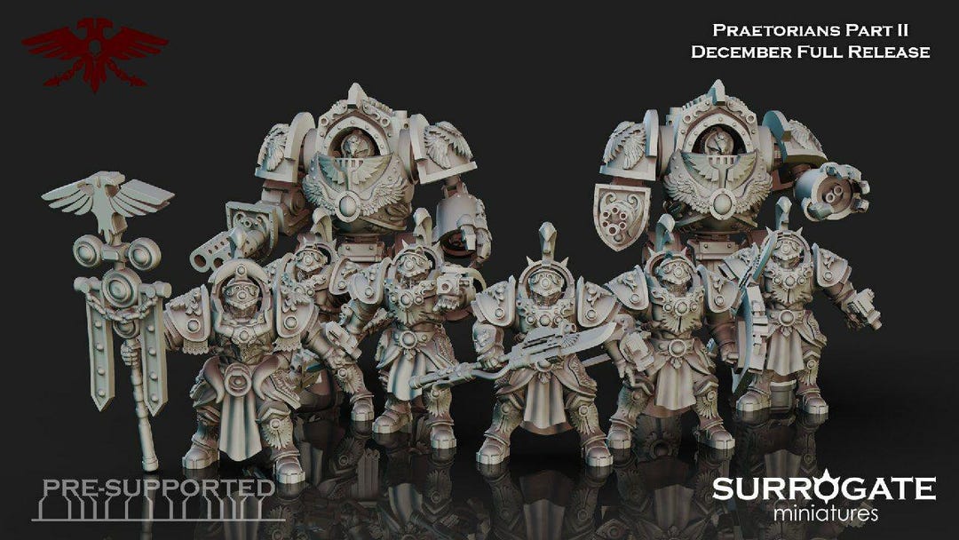 Adeptus Custodes Army STL Files: 650 High-quality 3D Printable ...