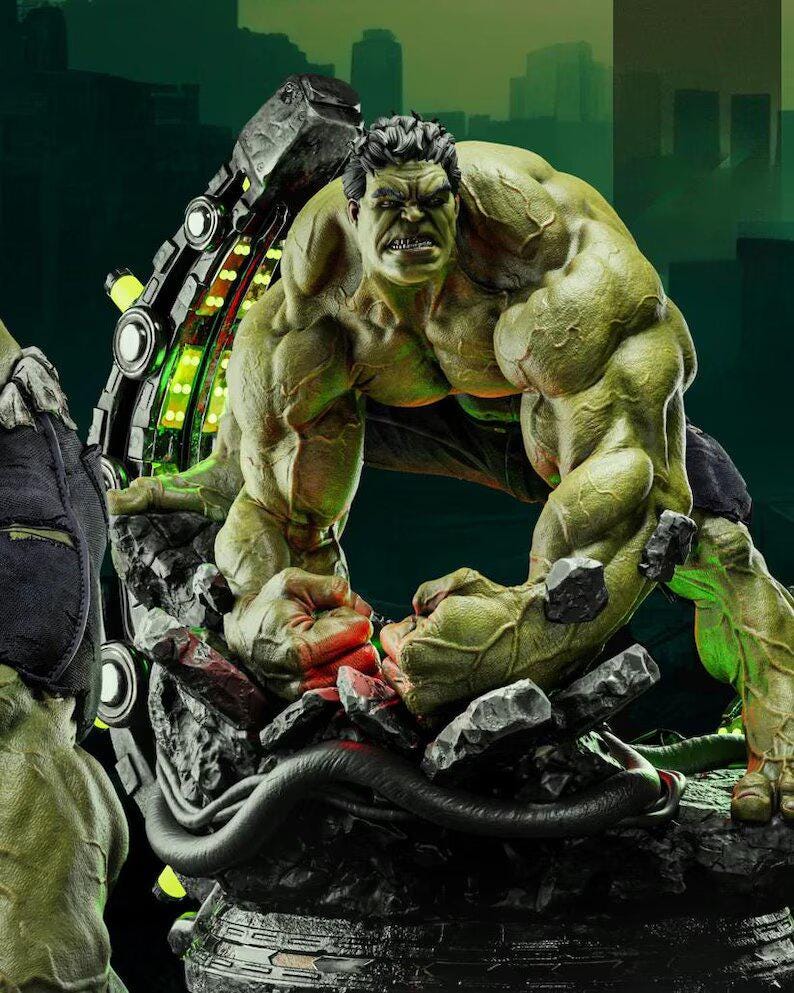 Hulk Rage 3D Printable STL File Marvel Superhero Destruction Model for ...