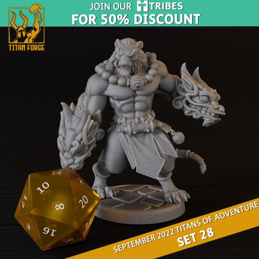 Dnd Hero Characters Titans of Adventure Set 41 to 50: Titan Forge. STL ...
