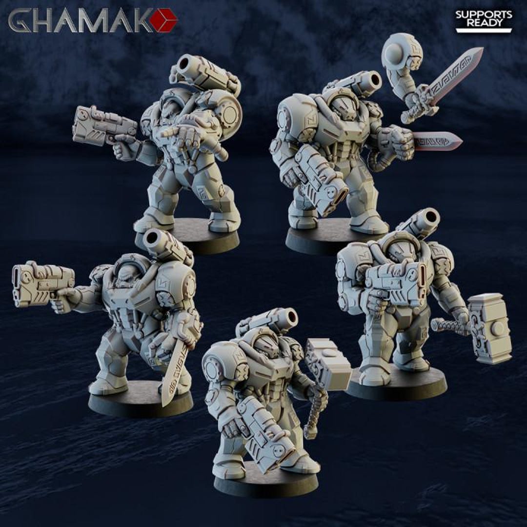 WARHAMMER 40K Pack GHAMAK November 2022 . 28 Sci-fi Figures and ...