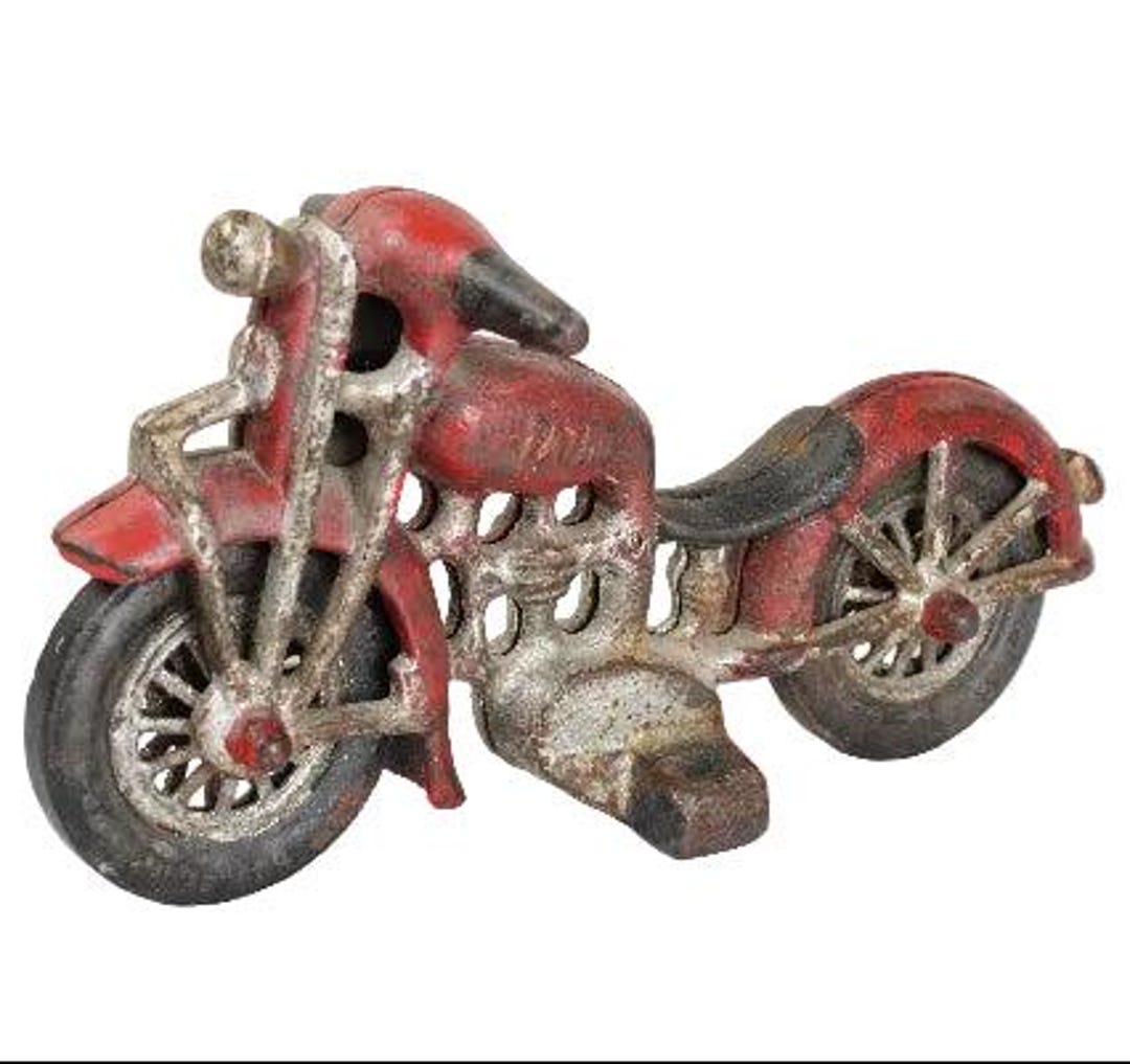 1940's Hubley Cast Iron Harley Davidson Patrol Motorcycle - Etsy