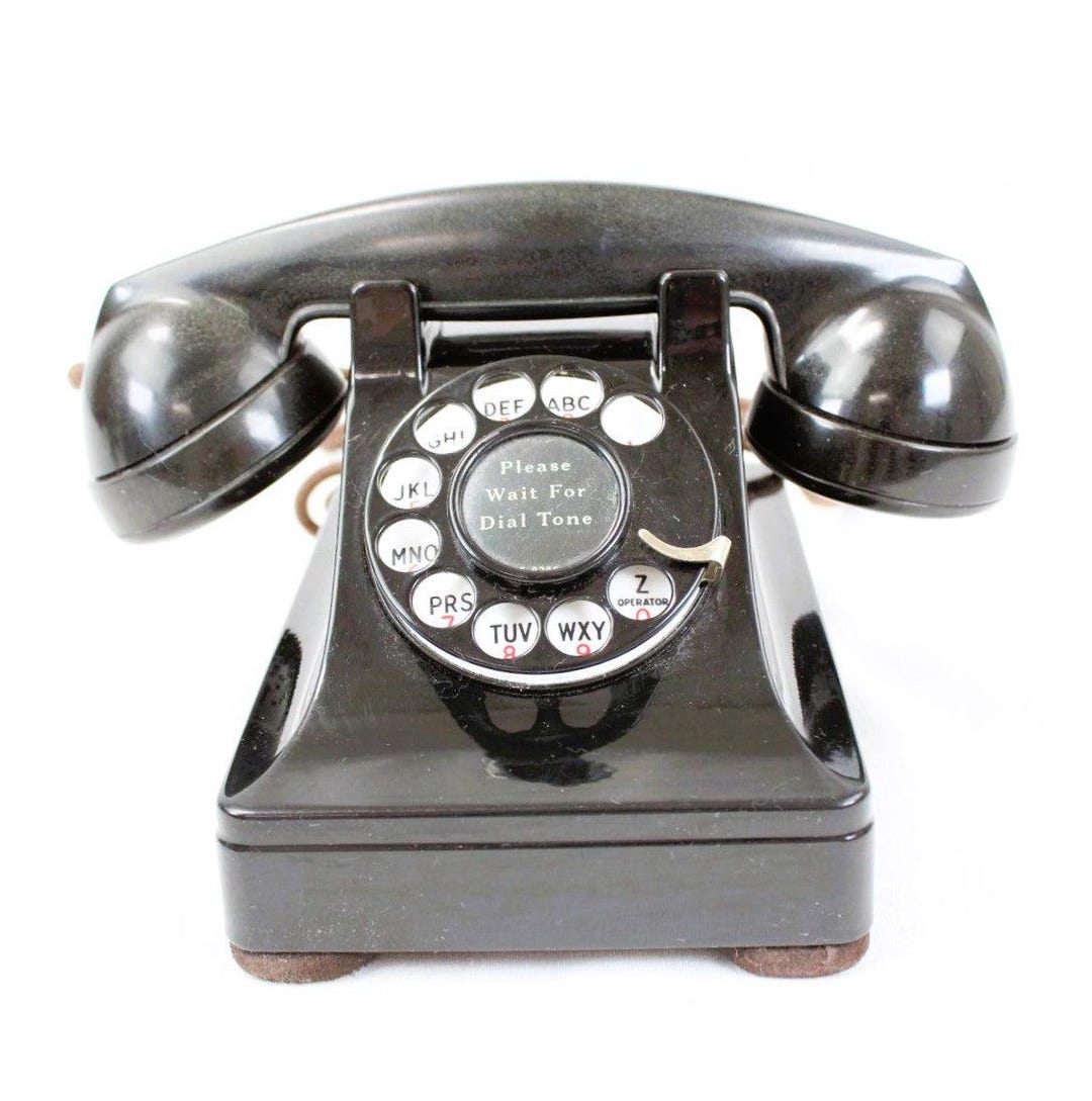 1939 "i Love Lucy" Black Rotary Western Electric Model 302 Telephone - Etsy