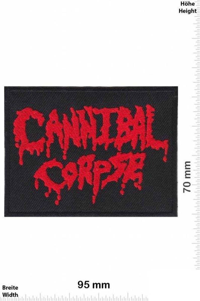Cannibal Corpse Death Metal Band R_1 Embroidered Patch Badge Applique ...