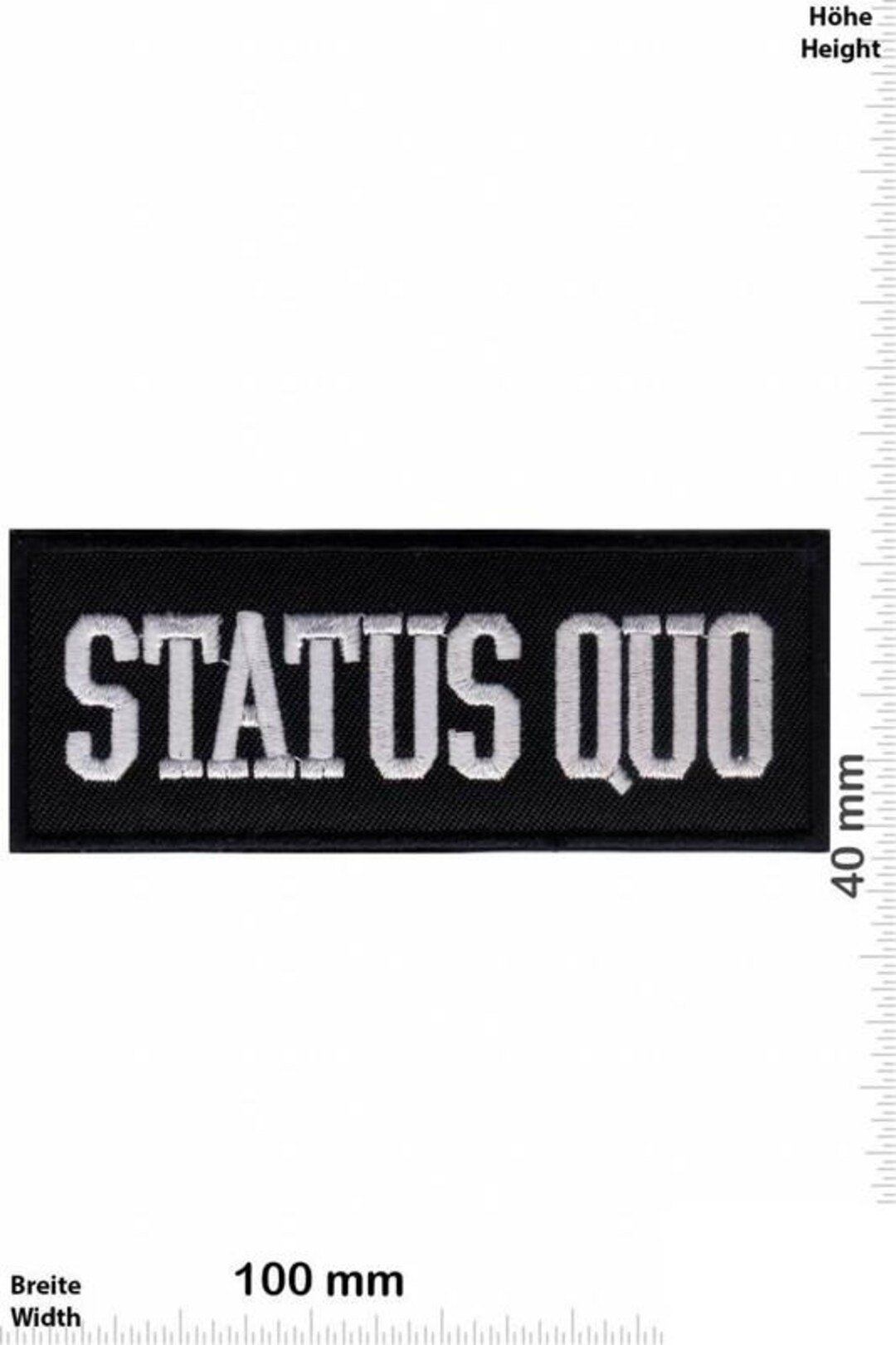 Status Quo Quo_1 Embroidered Patch Badge Applique Iron On - Etsy