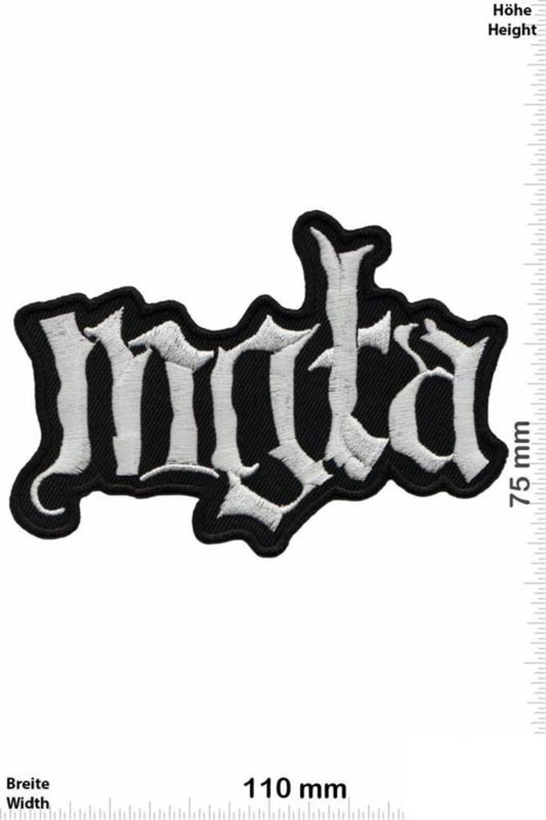 Mgta Metal Band Embroidered Patch Badge Applique Iron On - Etsy