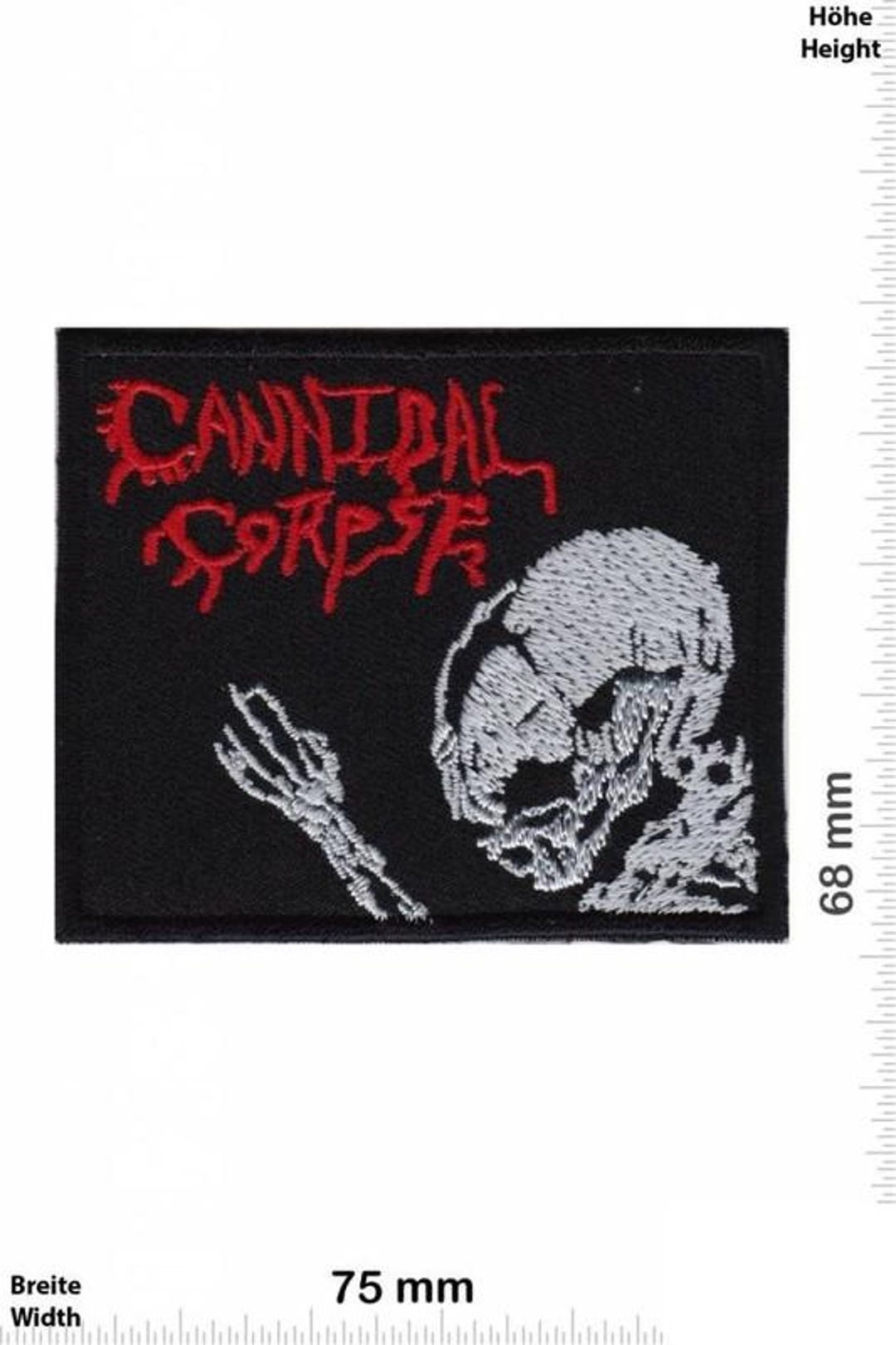 Cannibal Corpse Death Metal Band S Embroidered Patch Badge Applique ...