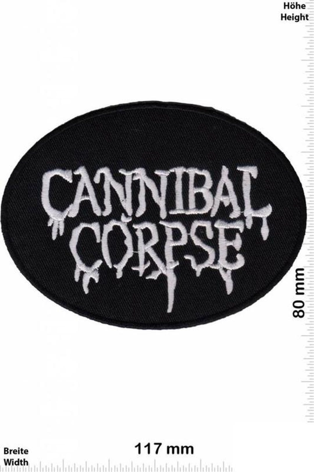 Cannibal Corpse Oval Black Embroidered Patch Badge Applique Iron On - Etsy