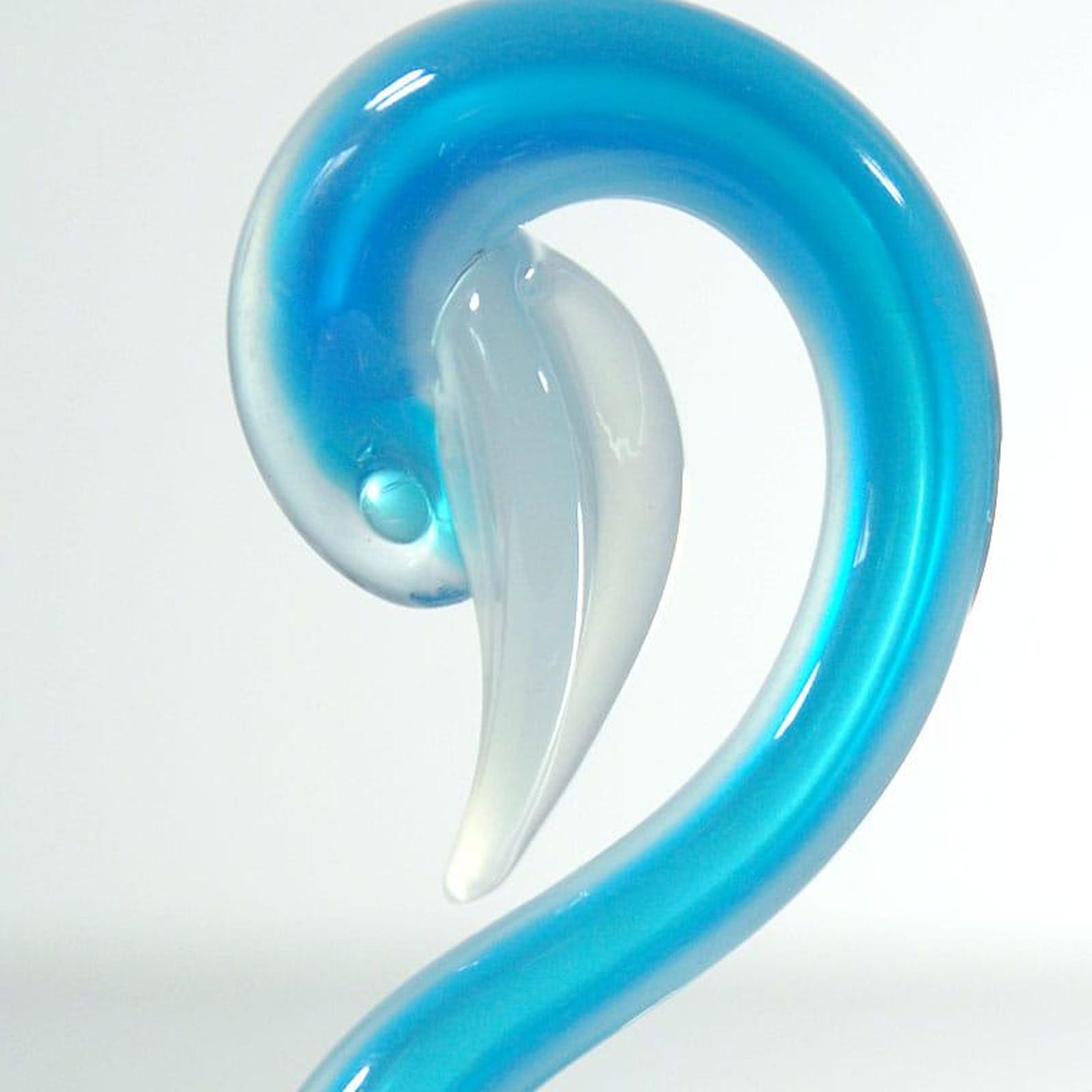 Alabastro Blue Glass Duck Murano Bird | Archimede Seguso | Italy 1960s ...