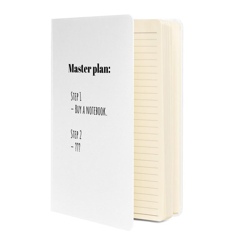 Masterplan Notebook - Etsy