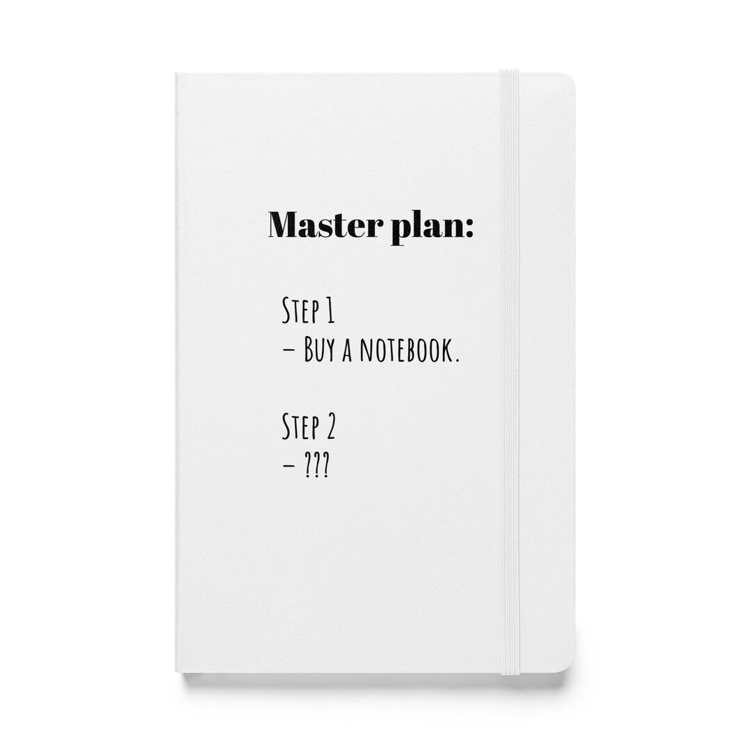 Masterplan Notebook - Etsy