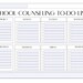 Weekly Planner for School Counselors - Etsy