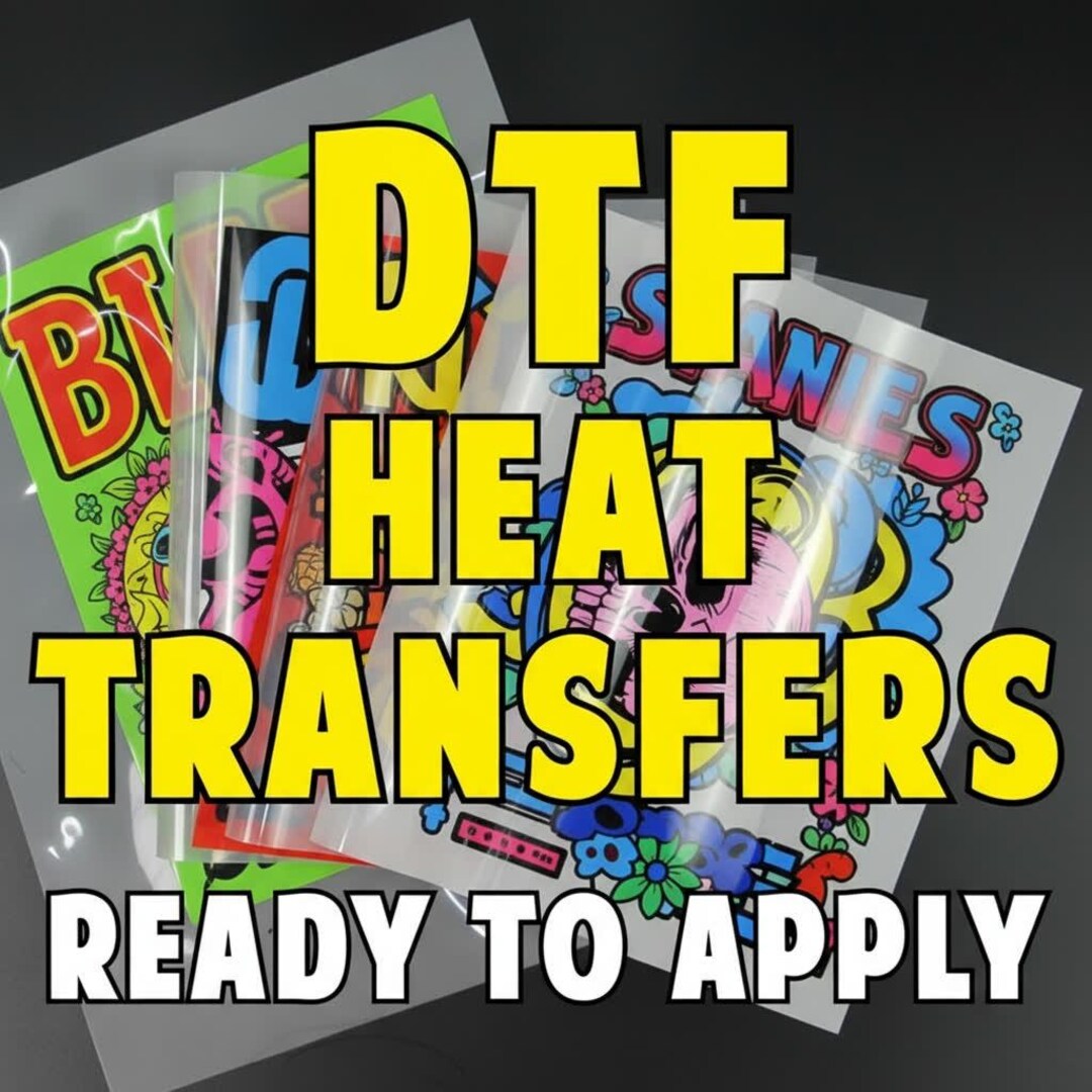 Custom DTF Print, Ready to Press, Full Color Heat Transfer - Etsy