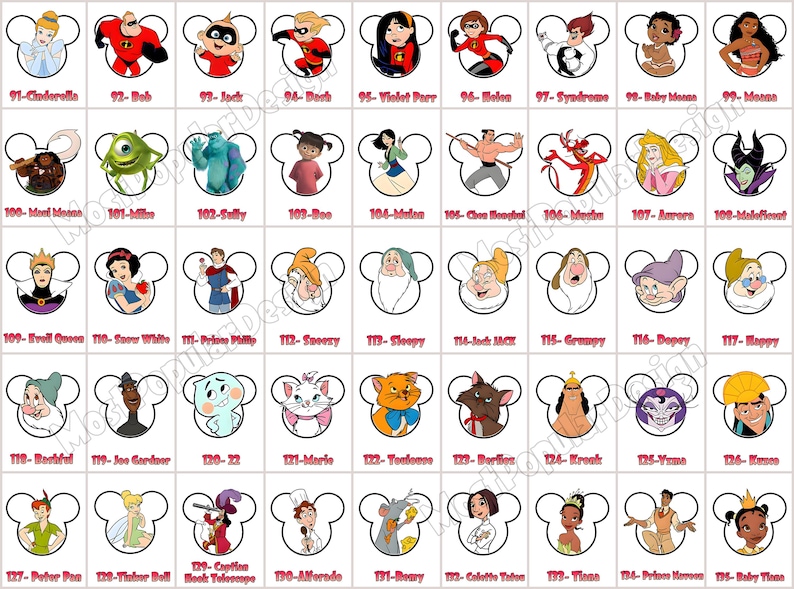 101 Dalmatians Dtf, Disney Characters DTF Transfer, WDW Disneyland Trip ...