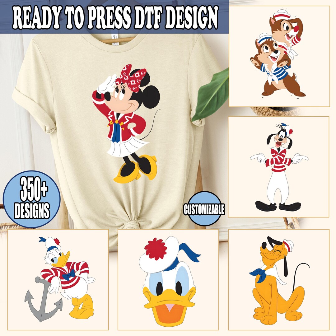 Mickey y sus amigos: DTF, Disney Ready To Press, Disney Cruise 2026 ...
