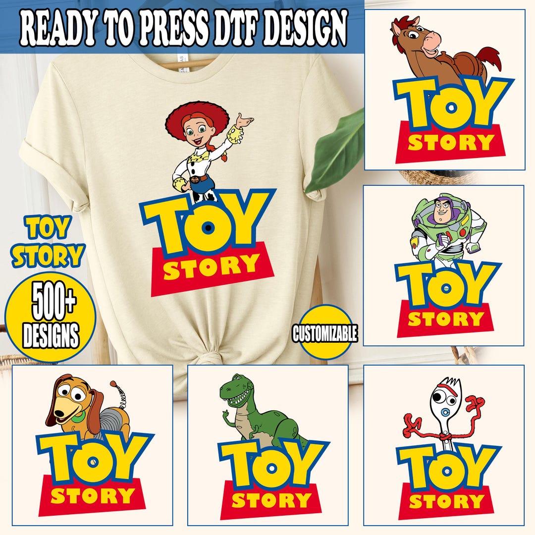 Toy Story DTF Transfer, Disney Ready to Press, Woody Buzz Lightyear ...