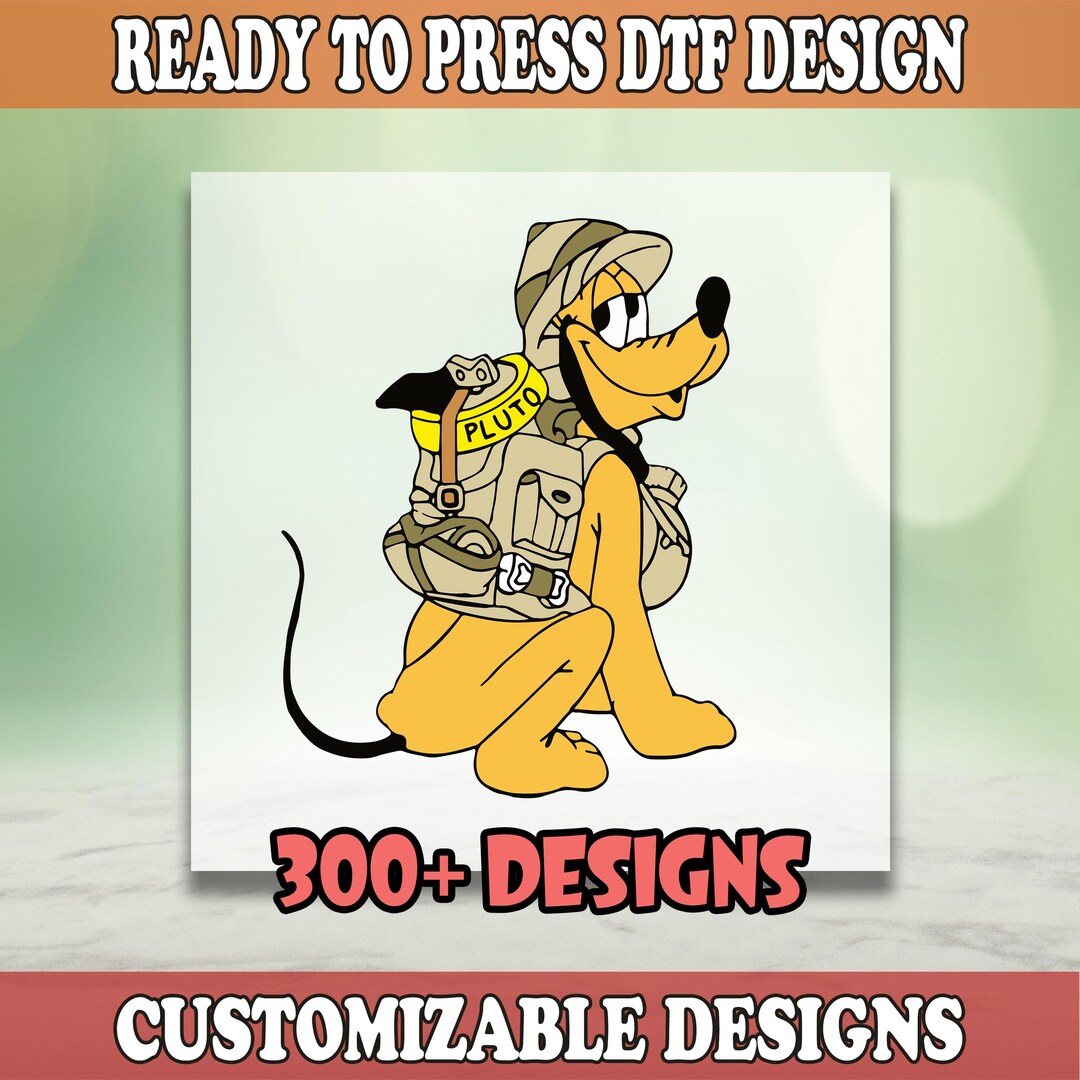 Disney Characters DTF Transfer, Mickey and Friends Heat Transfer ...