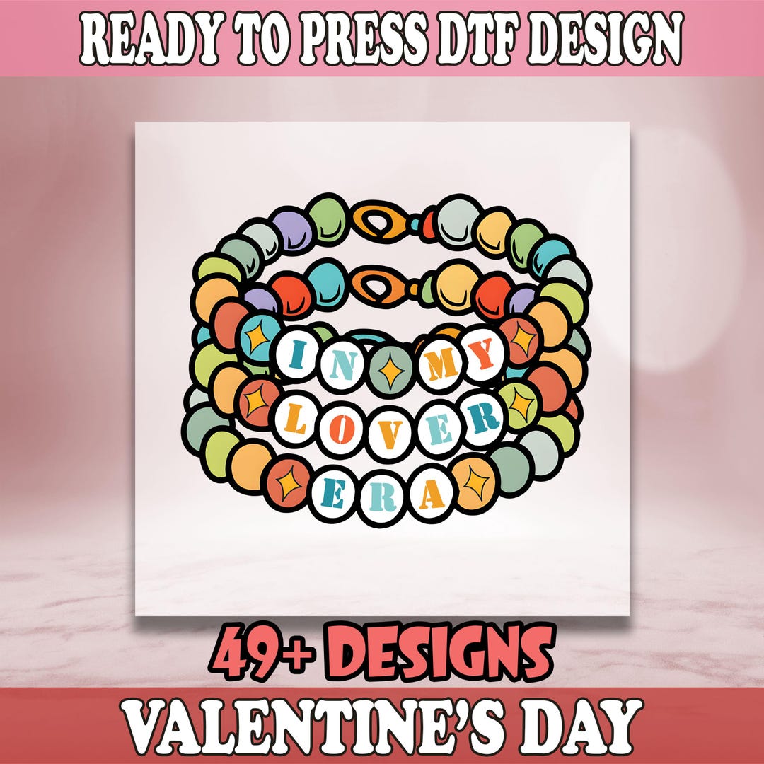 In My Lover Era Valentine DTF Transfer, Valentine's Day DTF Transfers ...