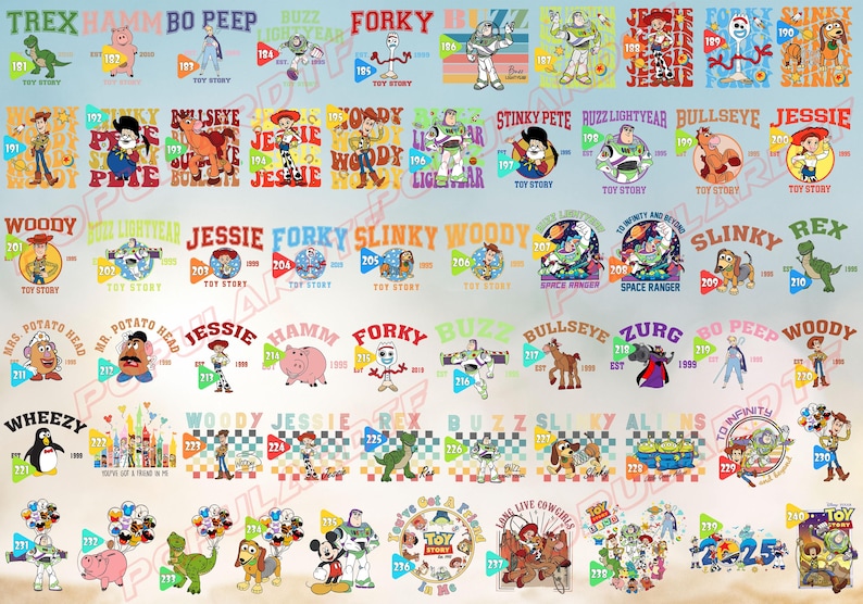Toy Story Woody Dtf, Toy Story Ready to Press, Disney Trip DTF Transfer ...