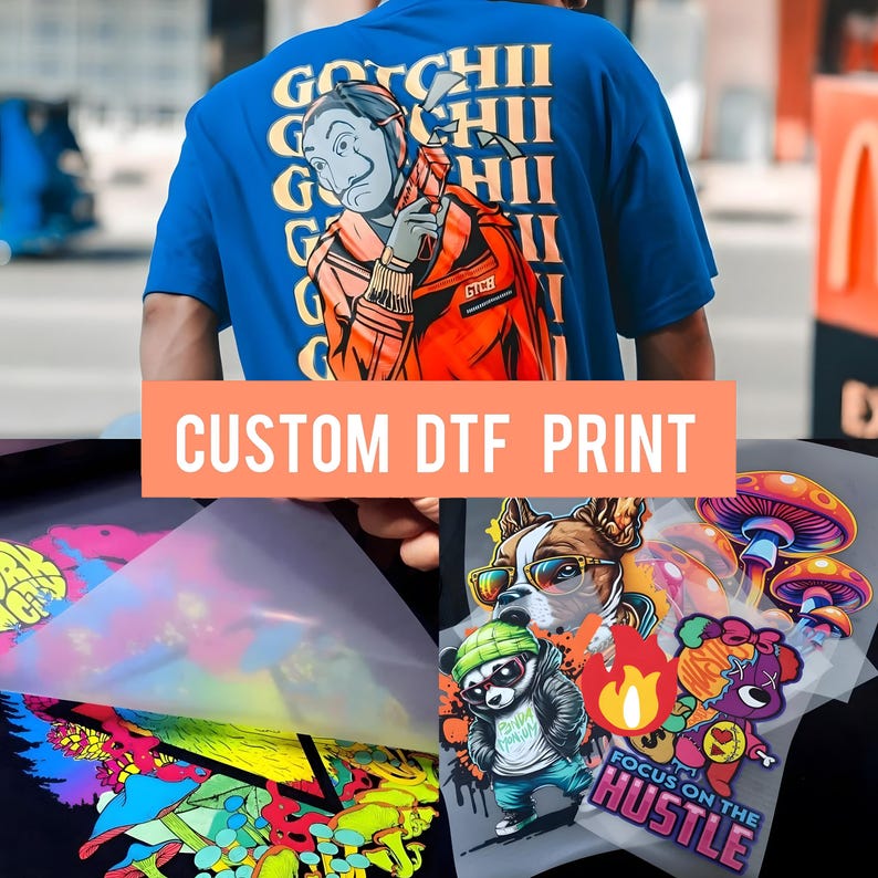Bears Characters DTF, Bears Ready to Press, Custom Group DTF, Cheer ...