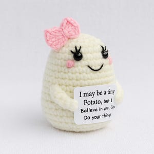 Positive Potato Crochet Pattern: No Sew Amigurumi (digital PDF) - Etsy