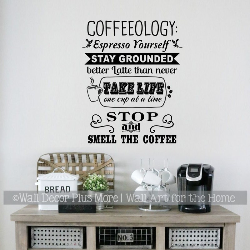 Coffee Kitchen Wallpaper - Etsy