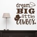 Dream Big Little Cowboy Western Wall Decals Quote Boys Room Nursery ...