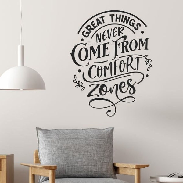 Inspirational Quotes Wall Decals - Etsy