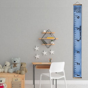 How'd You Grow so Tall 6ft Canvas Growth Height Chart for Kids Wall Art ...