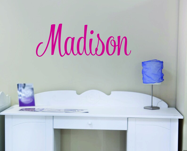 Personalized Wall Name Sticker Vinyl Decal for Kids 2-7 - Etsy