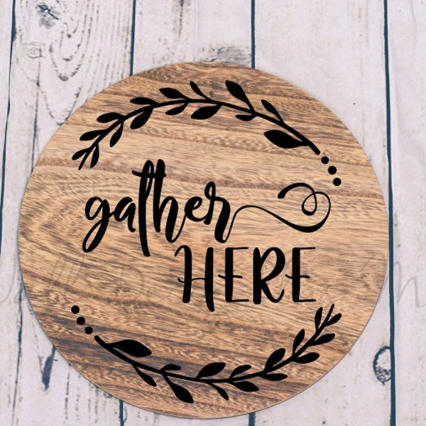 Gather Here Stencil - Etsy