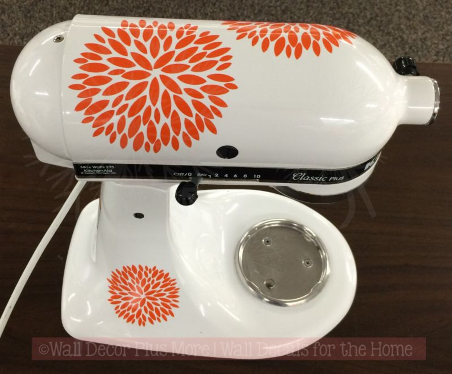 Flower Burst Vinyl Decals Stickers for Kitchenaid Mixer - Etsy