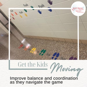Sensory Path Package Floor Decal Stickers School Hallway Art Covers 61 ...