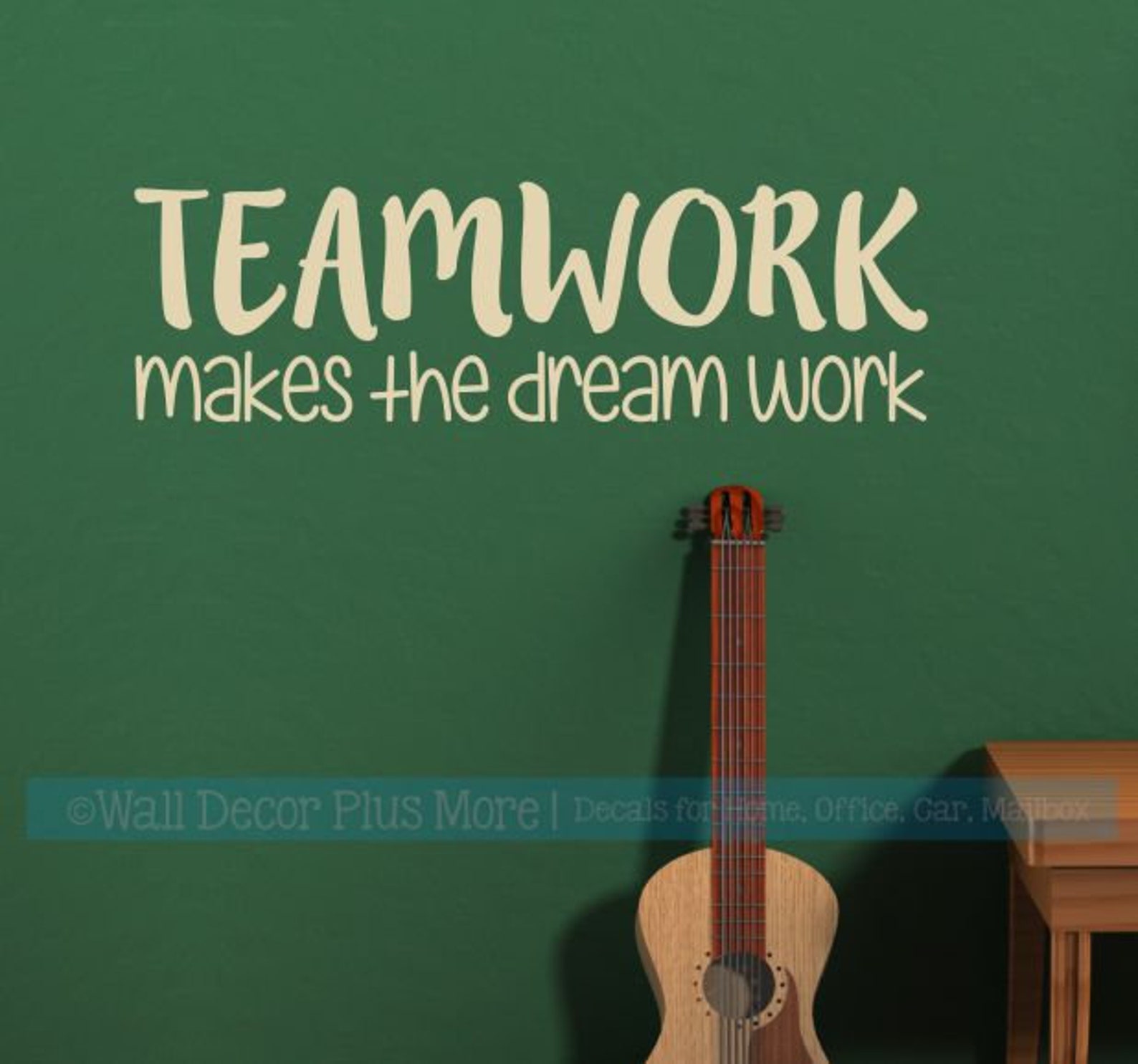 Wall Decals Teamwork Makes the Dream Work Office Vinyl Sticker ...