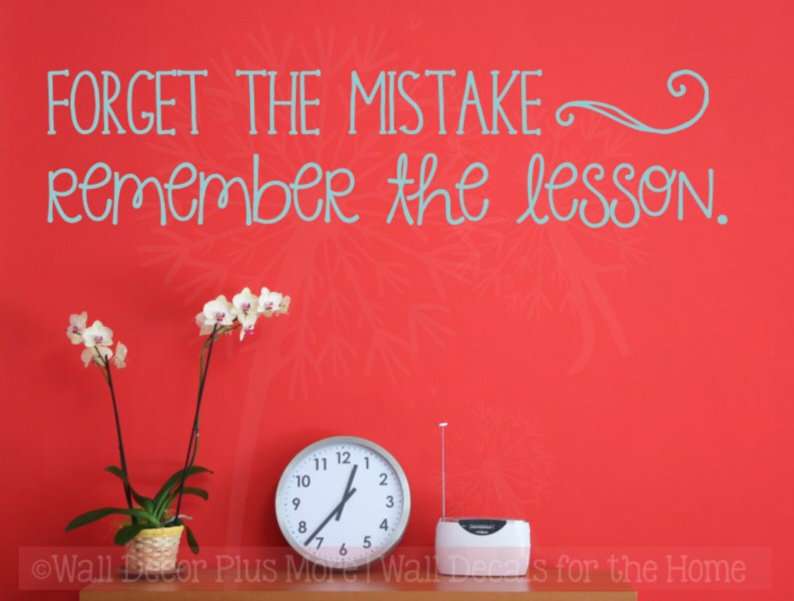 Forget Mistake Remember Lesson Wall Sticker Quotes School - Etsy