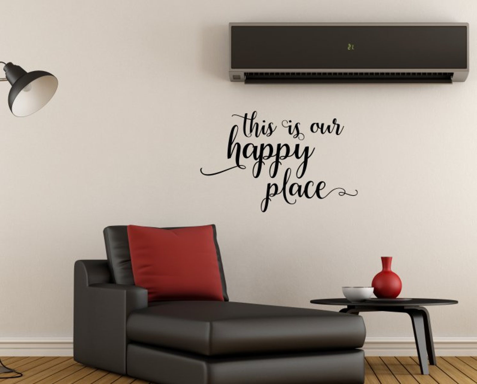 Wall Decals Decor Sticker This is Our Happy Place Quote Wall Words ...