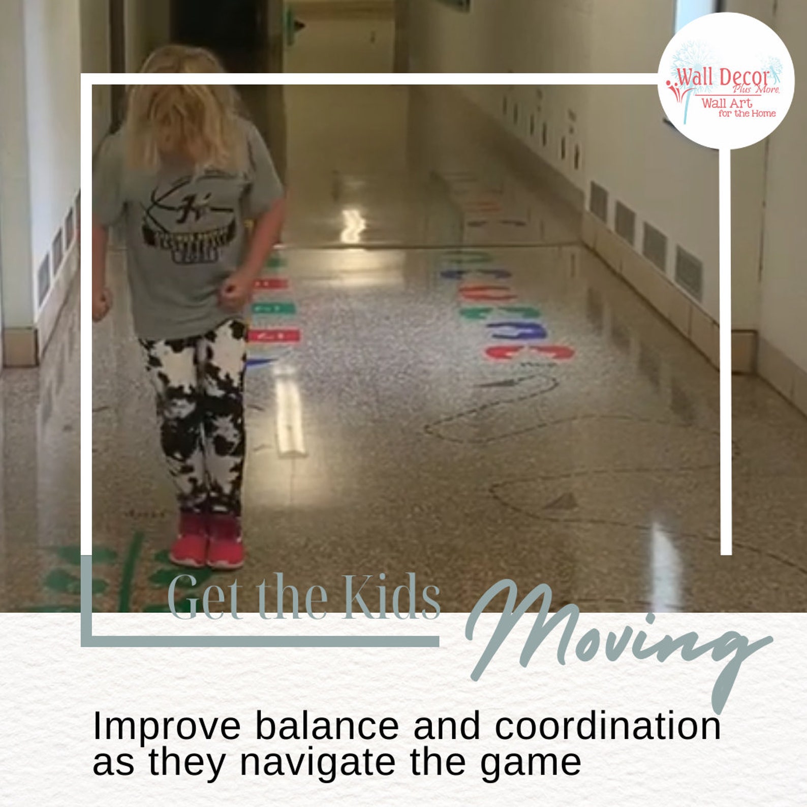 Sensory Path Package Floor Decal Stickers School Hallway Pathway Art ...