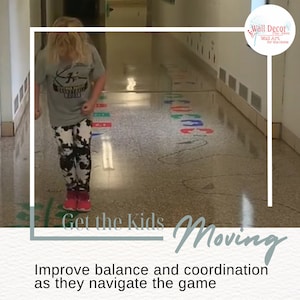 Sensory Path Package Floor Decal Stickers School Hallway Pathway Art ...