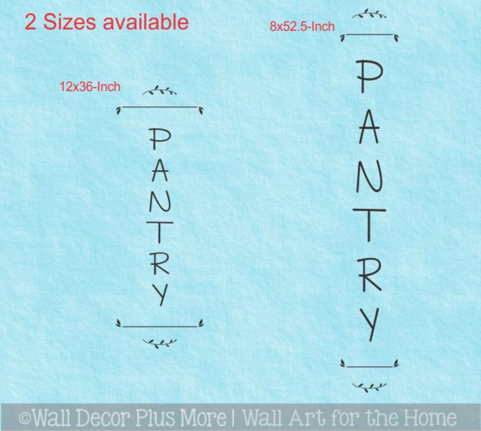 Kitchen Decor Stickers Pantry Vinyl Letters Decals DIY Storage - Etsy