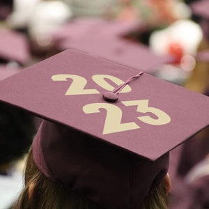 Graduation Hat Decoration Class of 2024 Vinyl Decal Sticker for ...