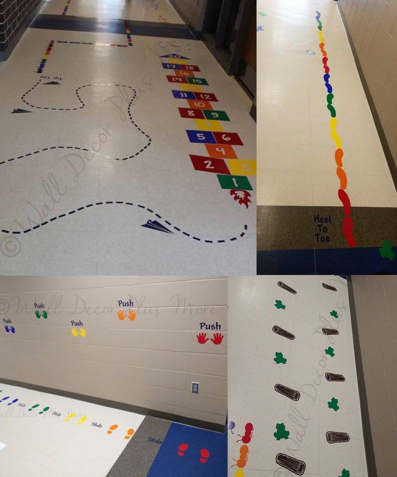 Sensory Path Package Floor Decal Stickers School Hallway Art - Etsy