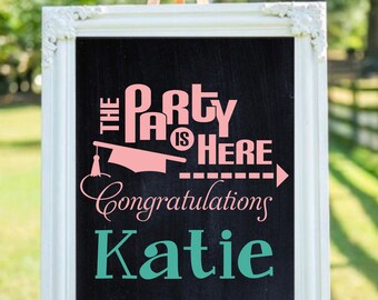 Custom Congratulations Graduate Vinyl Sticker Graduation Decal | Etsy