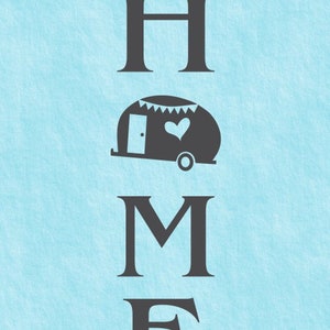 Wall Decals Decor Sticker RV Camper Decal Welcome to Our Home Vertical ...