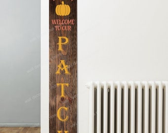 Hello Fall Porch Decal Porch Sign Decal Fall Porch Sign - Etsy